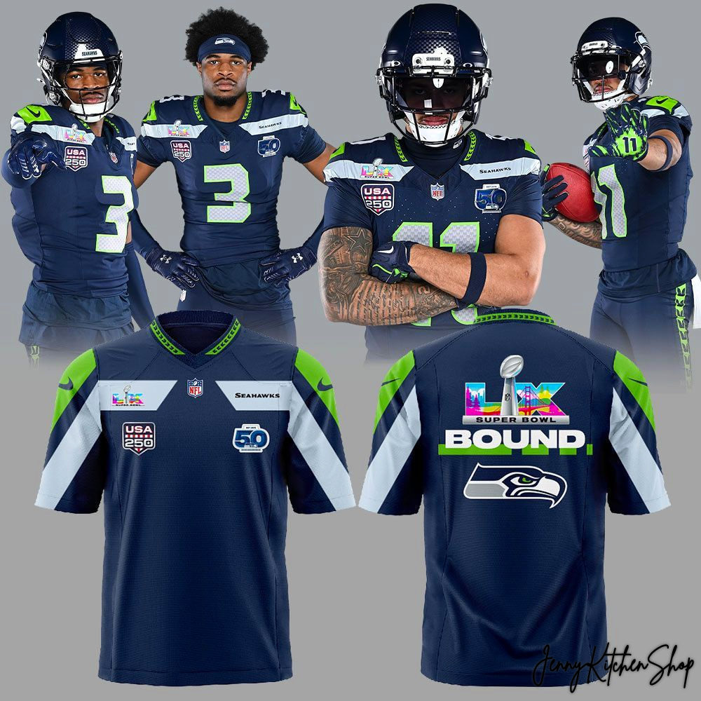 Seattle Seahawks USA 250 Super Bowl LX Football Jersey